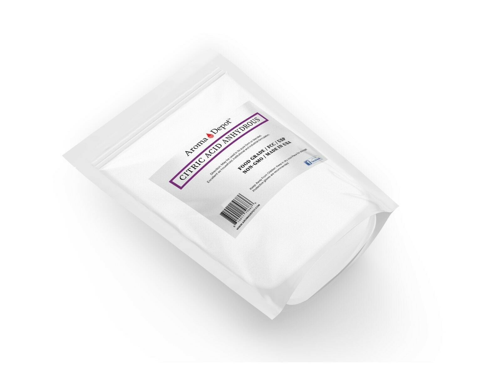 Citric Acid 1 lb. Pure Powder Food Grade FCC/USP