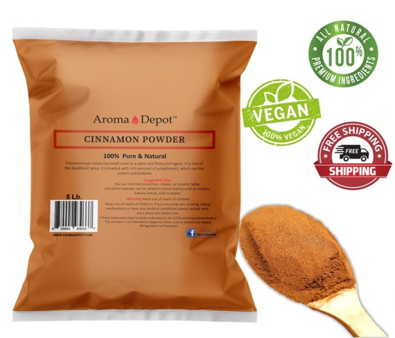 Cinnamon Powder 2lb. JAR Ground Pure Natural Canela Indonesia