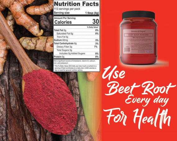 Beet Root Powder 2 lb. JAR Raw Natural Non-GMO Superfood