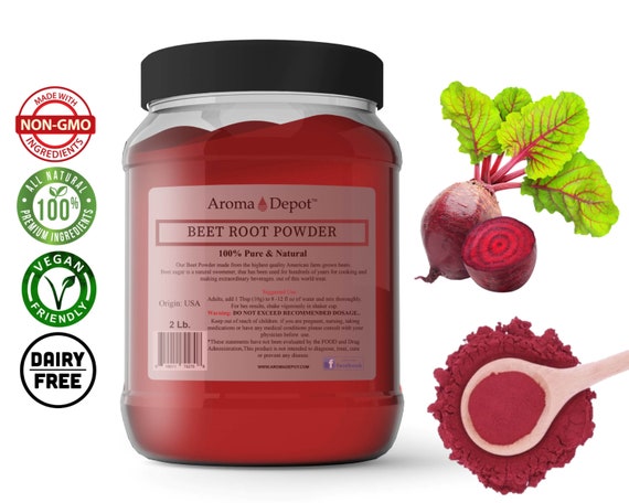 Beet Root Powder 2 lb. JAR Raw Natural Non-GMO Superfood