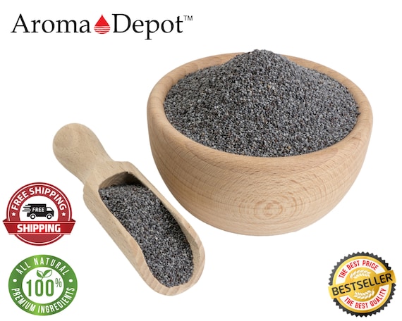 Dutch Blue Poppy Seeds Premium Whole Bulk - AROMA DEPOT