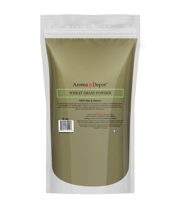 Wheatgrass Powder Pure Non-GMO Superfood Vegan Alfalfa Pasto de Trigo ...