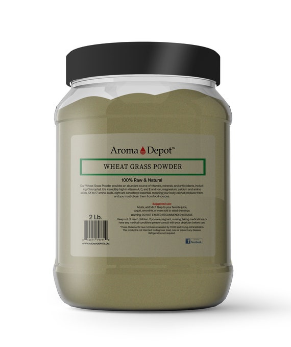 Wheatgrass Powder Pure Non-GMO Superfood Vegan Alfalfa Pasto de Trigo ...