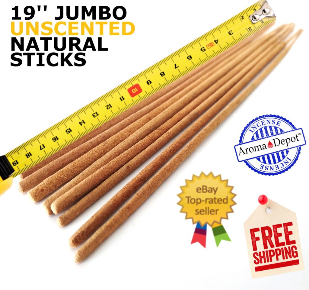 11” Unscented Wood Punk Incense Stick – AROMA DEPOT