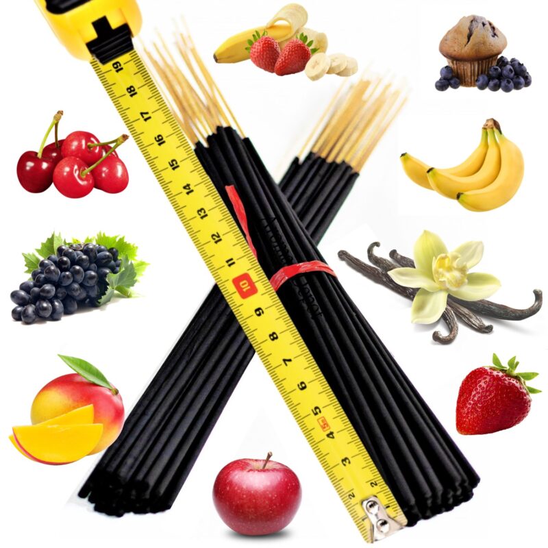 19" Scented Charcoal Incense Sticks - AROMA DEPOT