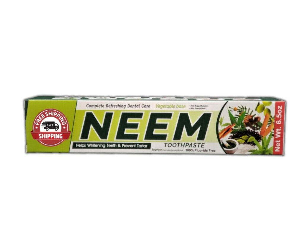 Neem Toothpaste 6 Pack 10 IN 1 Formula 100% Fluoride Free Lot 6 ...