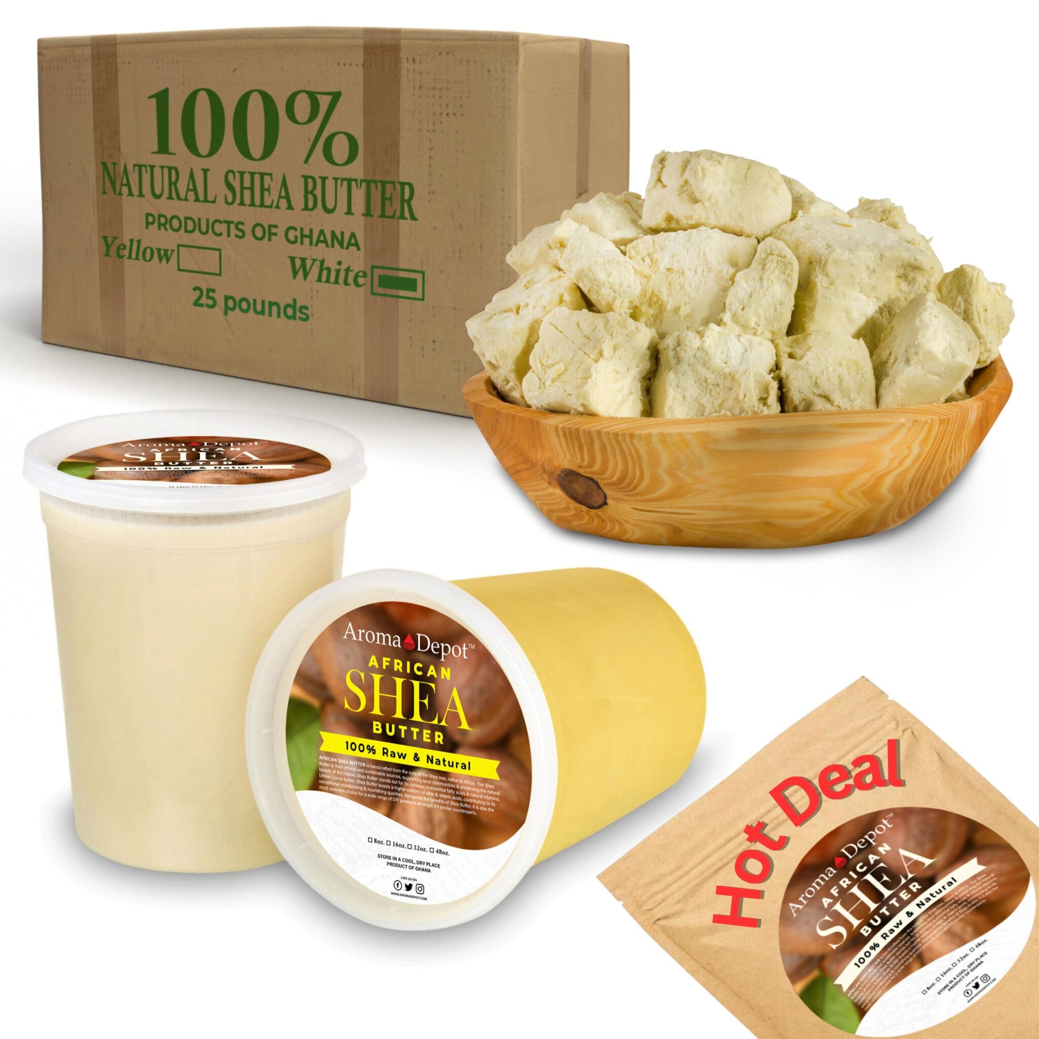 Wholesale 8 oz. African Black Soap Paste Deli Containers