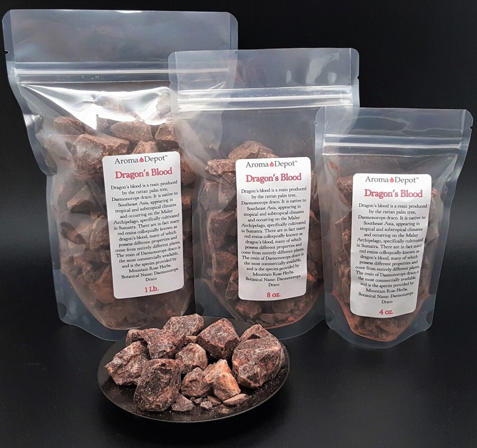 Dragons Blood Ganular Incense 100% Pure Natural Daemonorops Sangre De ...