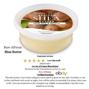 Raw African Shea Cocoa Mango Butter Blend Natural Cold Pressed